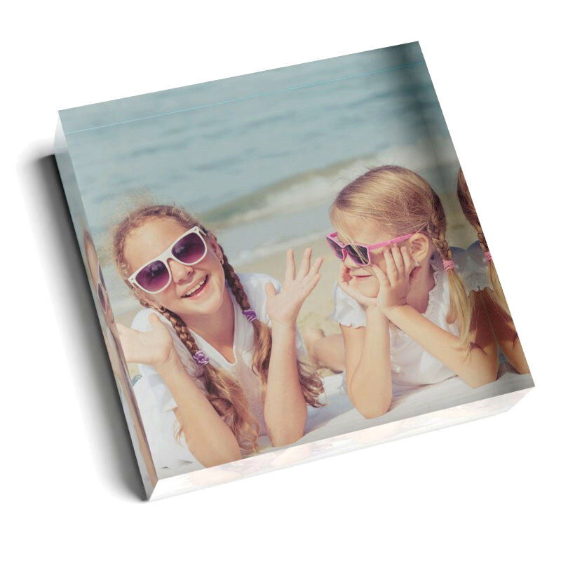 Custom Stunning Photo Glass Paperweight