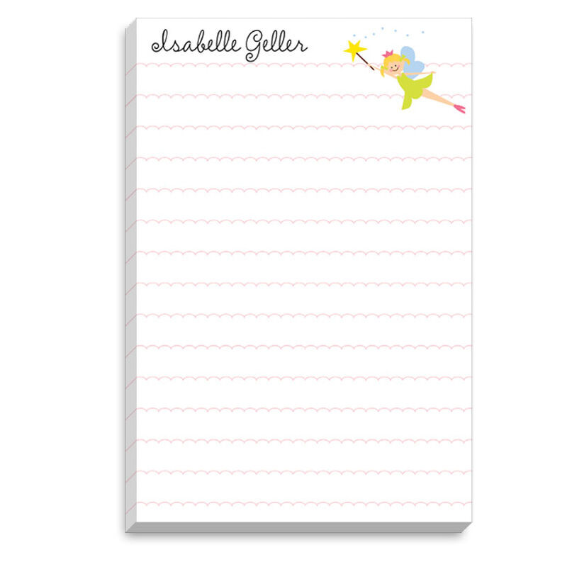 Custom Fairy Lined Note Pad