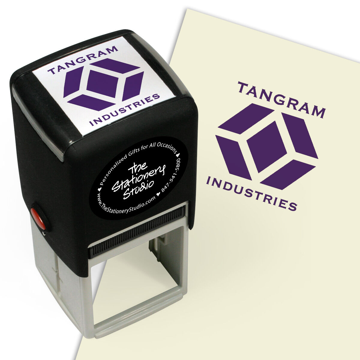 Custom Self-Inking Stamp with Your Logo