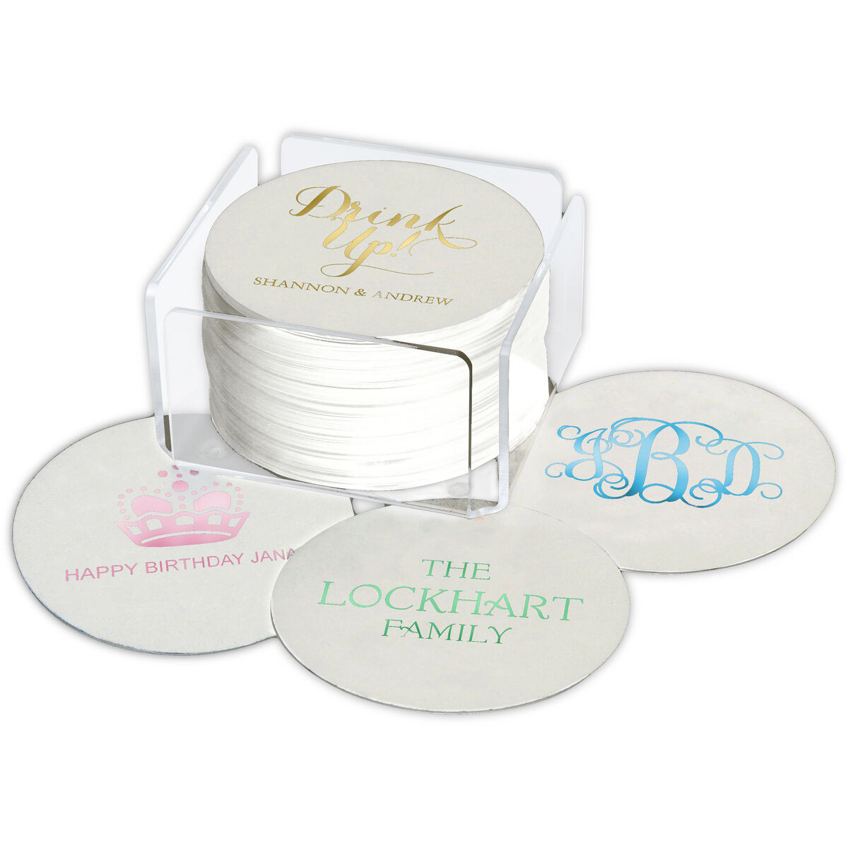 Custom Design Your Own Round Coasters