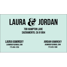 Contact Cards & Calling Cards: Personalized | The Stationery Studio
