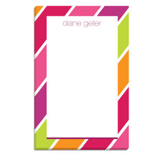 Colorful Notepads, Personalized Rainbow Note Pads | The Stationery Studio