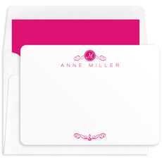 Flat Note Cards, Personalized Flat Cards | The Stationery Studio
