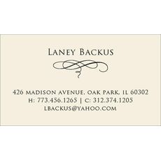 Contact Cards & Calling Cards: Personalized | The Stationery Studio