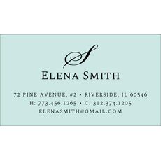 Contact Cards & Calling Cards: Personalized | The Stationery Studio