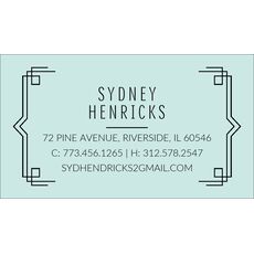 Contact Cards & Calling Cards: Personalized | The Stationery Studio