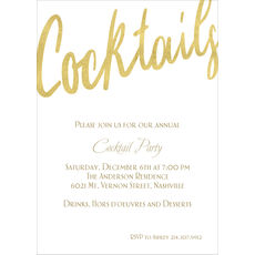 Cocktail Party Invitations | The Stationery Studio