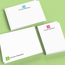 Personalized Flat Note Cards: Custom | The Stationery Studio