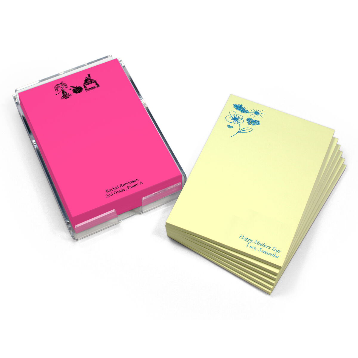 Custom Your 1-Color Logo on a 4x6 Post-it® Notes