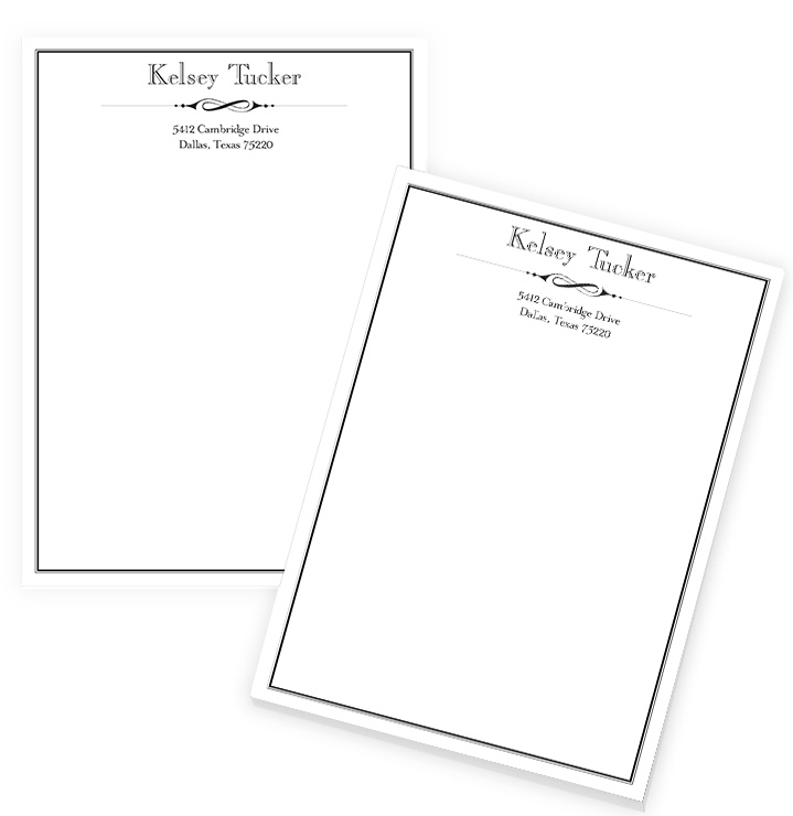 Custom Vintage Notepad Set