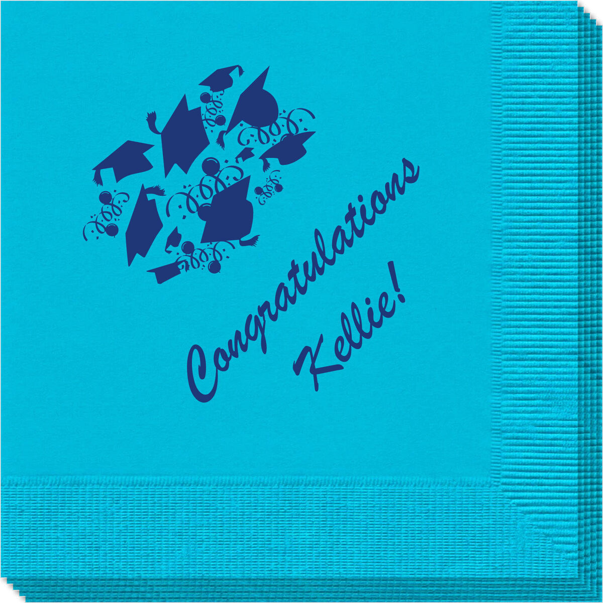 Personalized Graduation Celebration Napkins