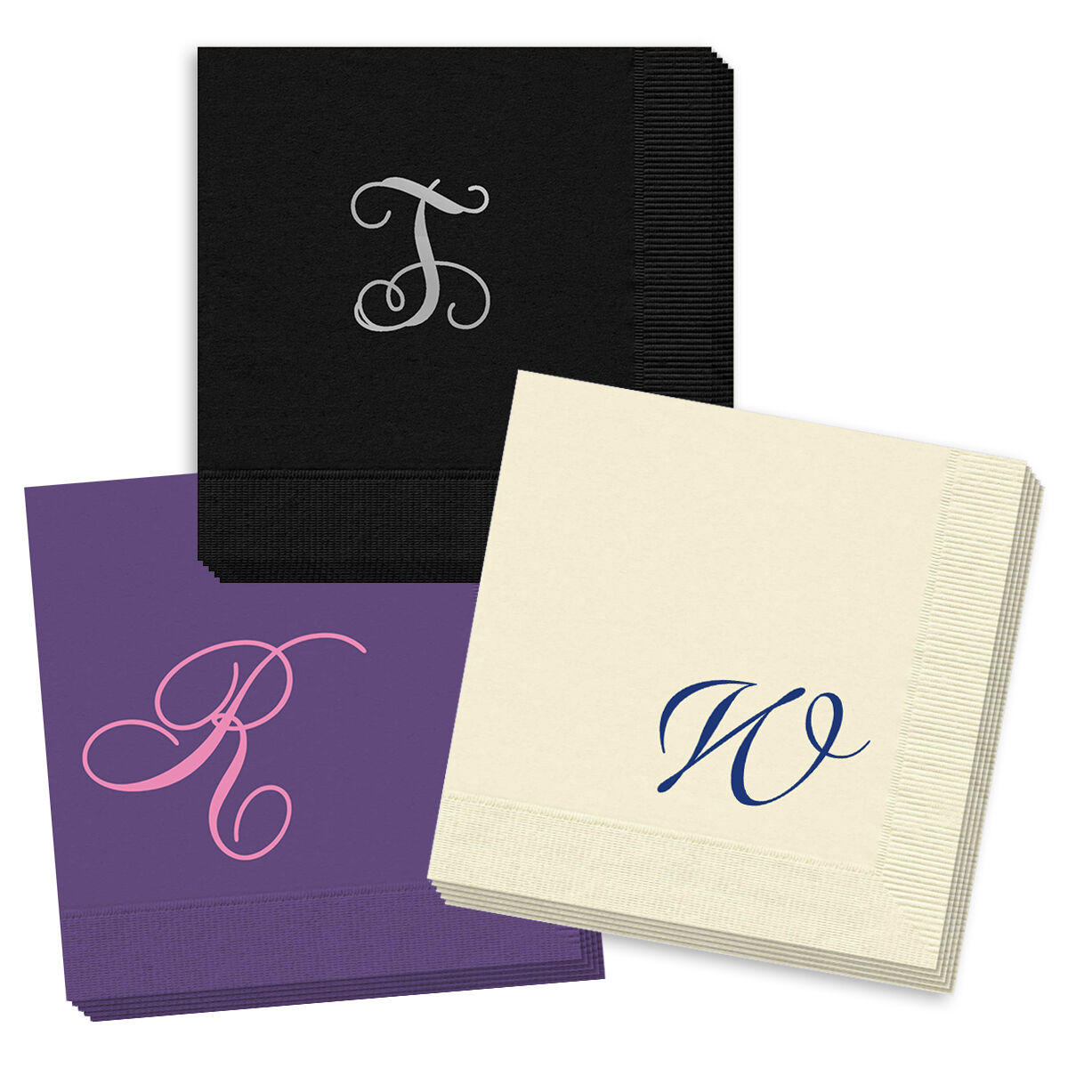 Personalized Design Your Own Single Initial Napkins