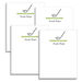 Personalized Golf Club Skinnie Notepads