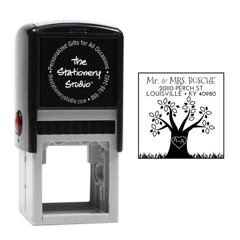 Custom Family Tree Self-Inking Stamp