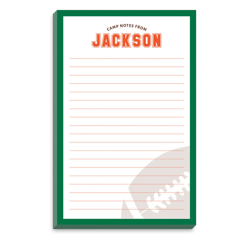 Football Camp Notepads