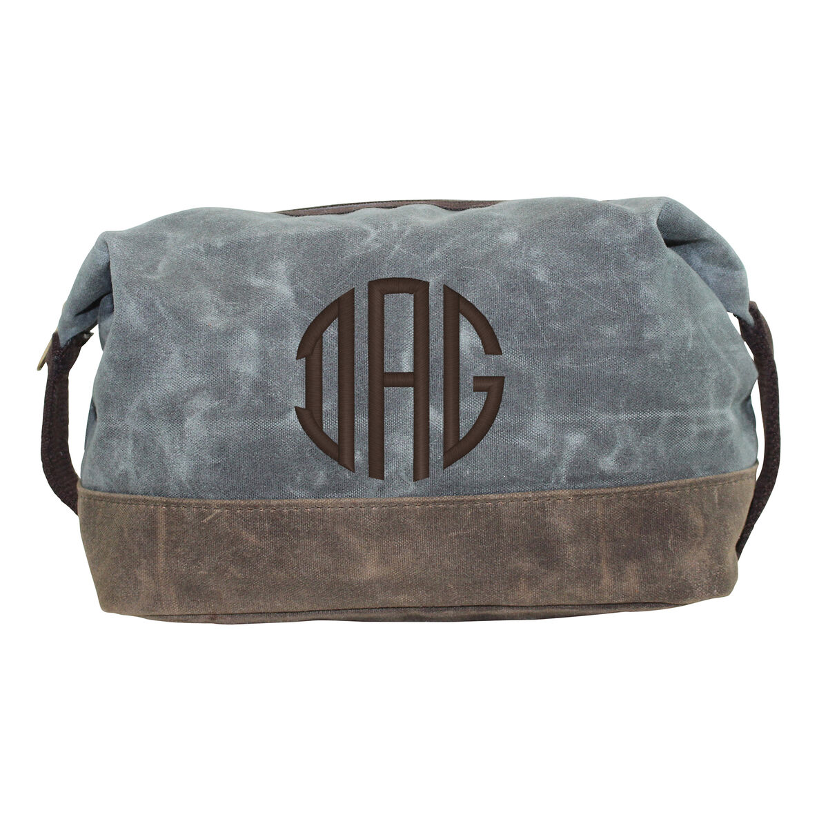 Custom Personalized Waxed Canvas Dopp Kit