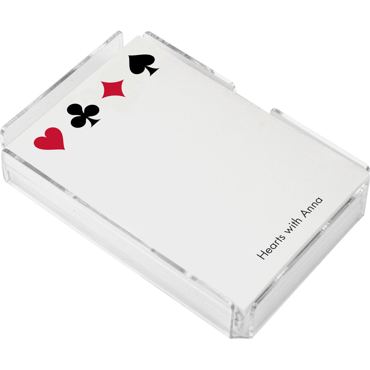 Custom Suits of Cards 4x6 Post-it® Notes