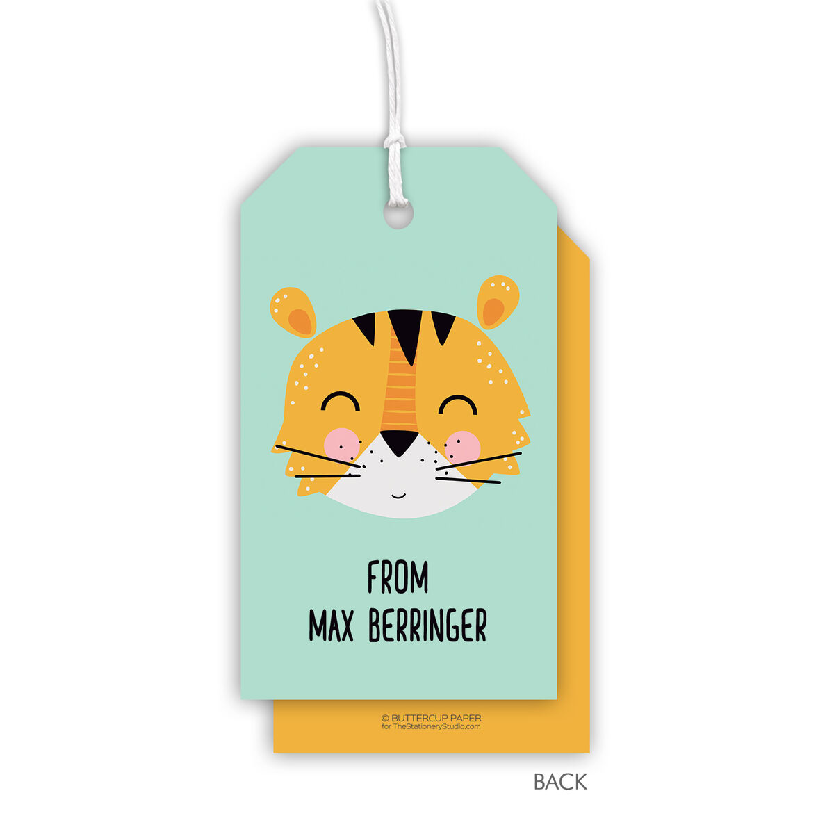 Tiger Hanging Gift Tags