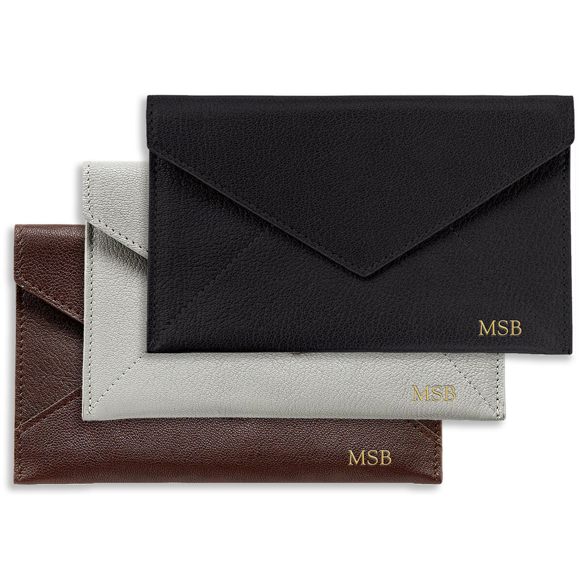 Custom Personalized Leather Envelopes