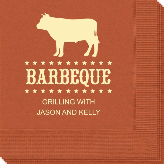 BBQ Cow Napkins