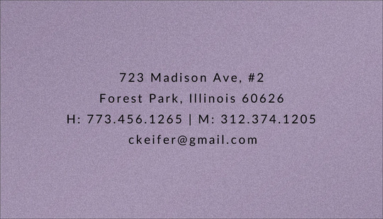 Contact Cards & Calling Cards: Personalized | The Stationery Studio