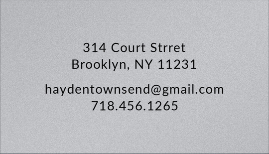 Contact Cards & Calling Cards: Personalized | The Stationery Studio