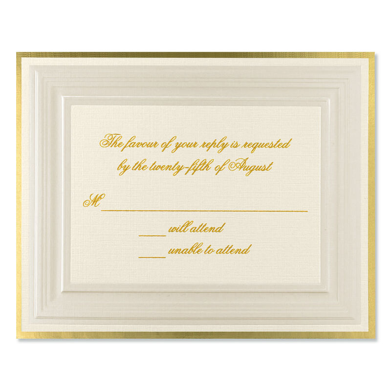 Lavish Elegance Response Cards