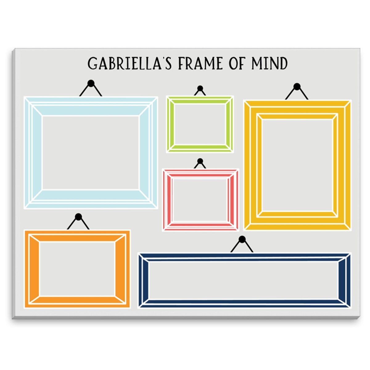 Custom Colorful Frames Weekly Scheduler