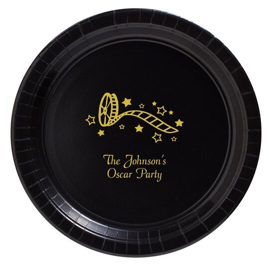 Film Reel Paper Plates