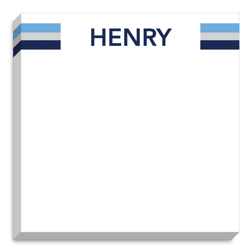 Custom Henry Stripe Chunky Notepad