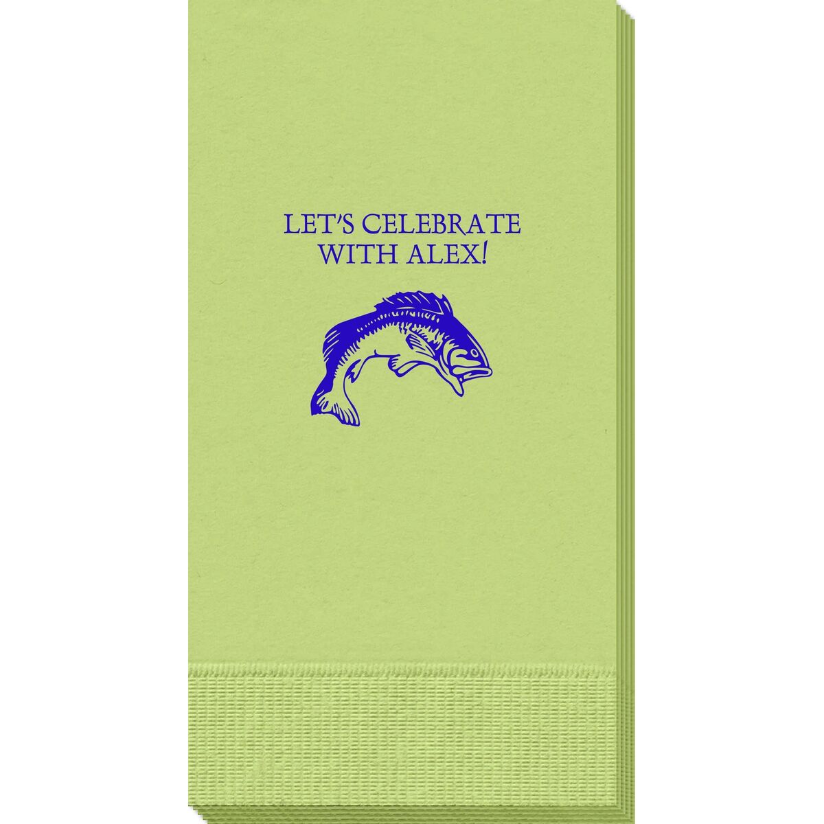 Personalized Big Fish Guest Towels